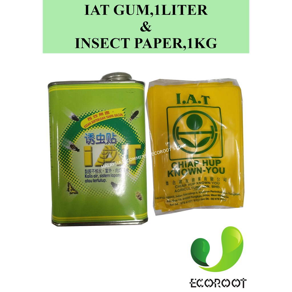 1LITER IAT & 1KG INSECT PLASTIC PAPER AGRICULTURE | Shopee Malaysia