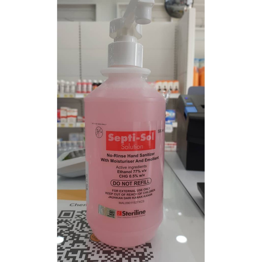 STERILINE SEPTI-SOL SOLUTION 500ML | Shopee Malaysia