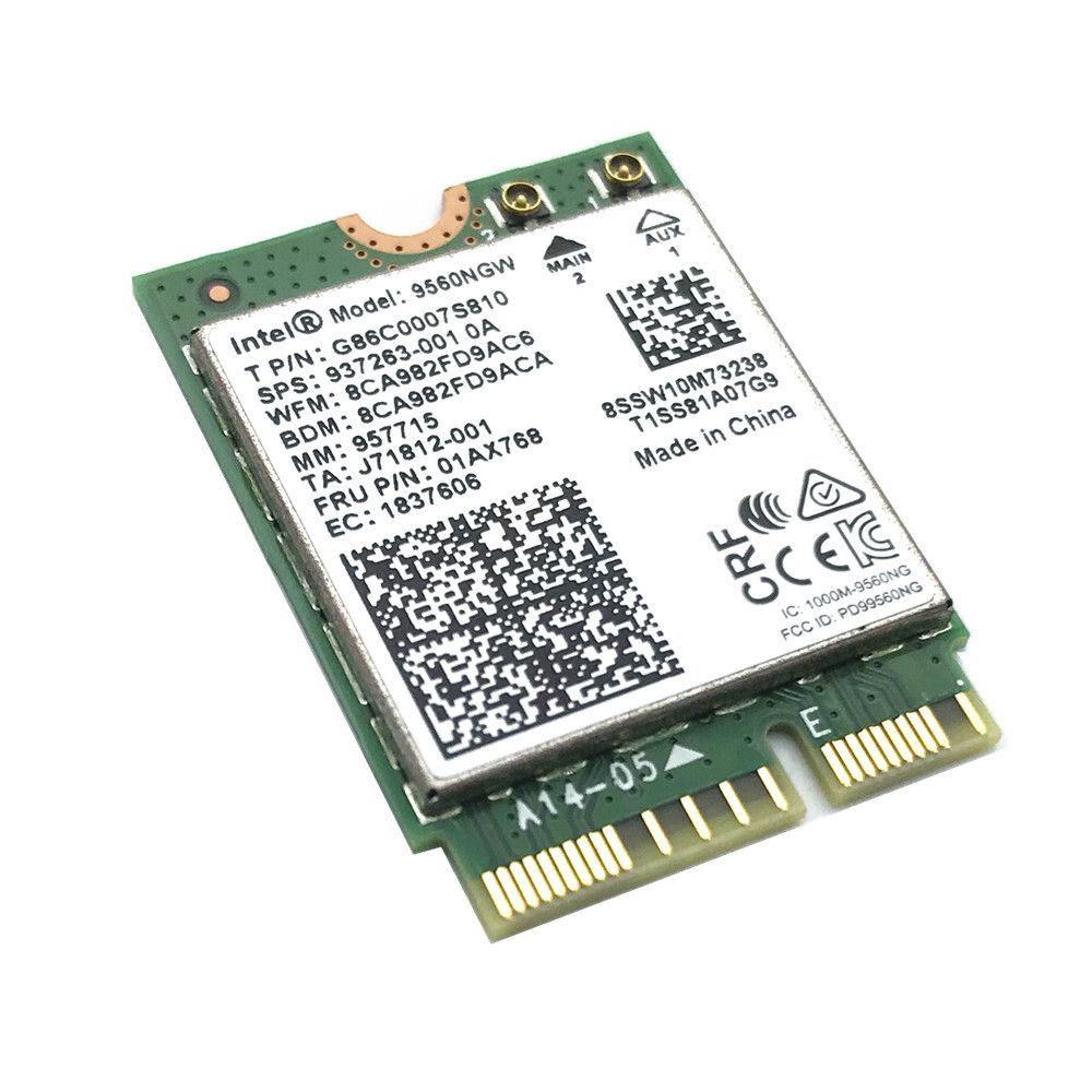 Intel 9560NGW Dual Band Wireless AC 9560 M 2 2230 Bluetooth WiFi Card