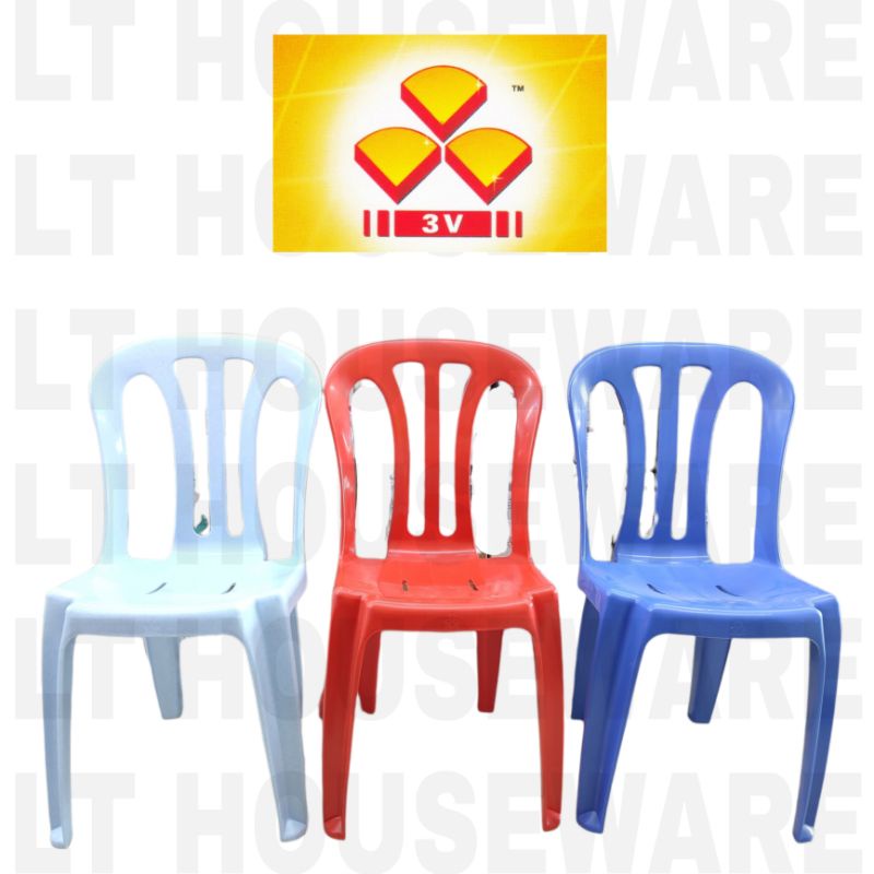 3V LA701 SIDE CHAIR / DINNER CHAIR / KERUSI PLASTIK / 3V PLASTIC CHAIR ...
