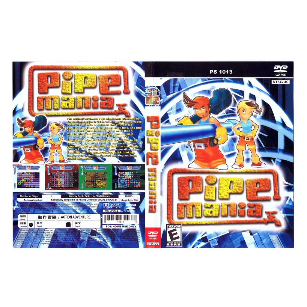 PS2 GAME COLLECTION PIPE MANIA | Shopee Malaysia