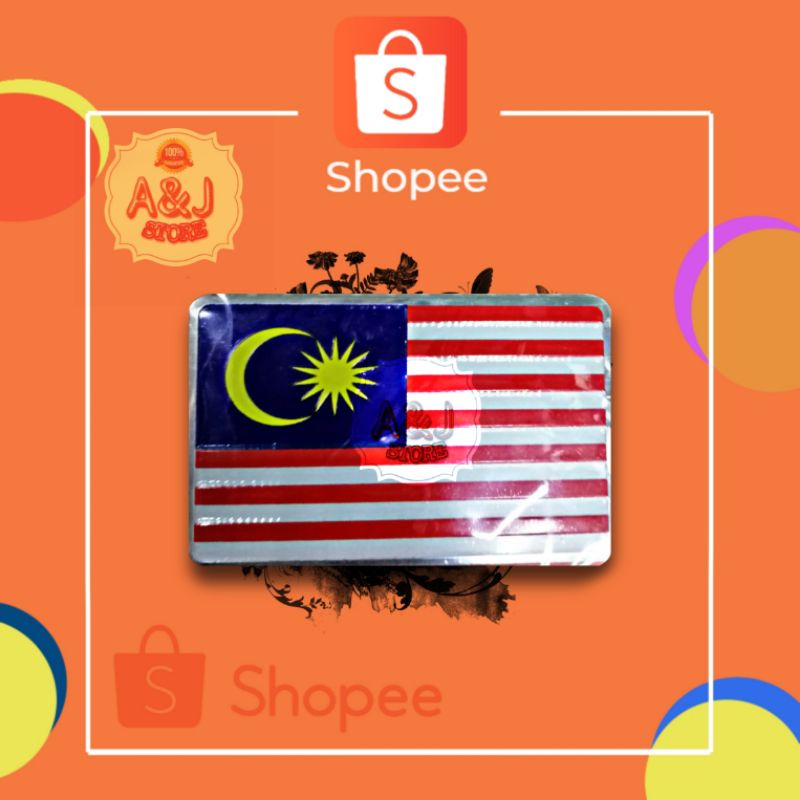 Ready Stock Merdeka Sticker Logo Metal Badge Malaysia | Shopee Malaysia