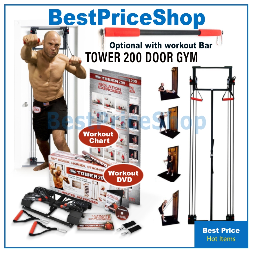 BPS Tower 200 Full Body Power Explosion with Workout DVD & Chart Best ...