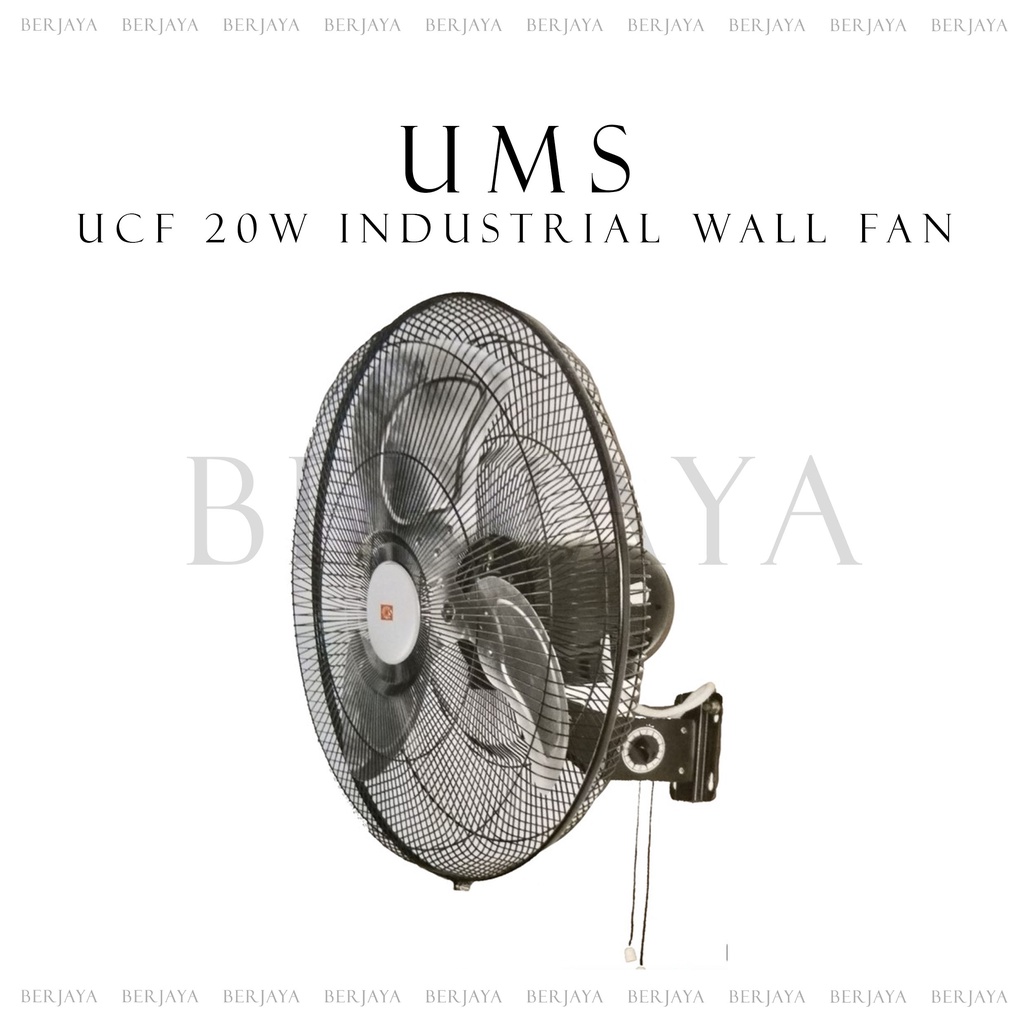 Premium Quality UMS UCF 20w Industrial Wall/Stand Fan (Ready Stock & 1 ...