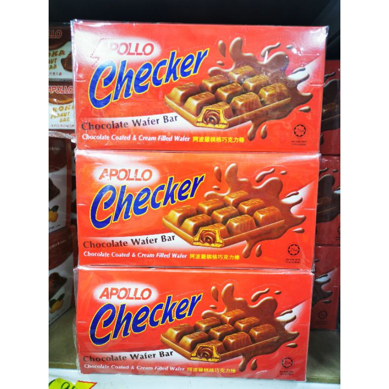 APOLLO CHACKER A1777 CHOCLATE WAFER BAR | Shopee Malaysia