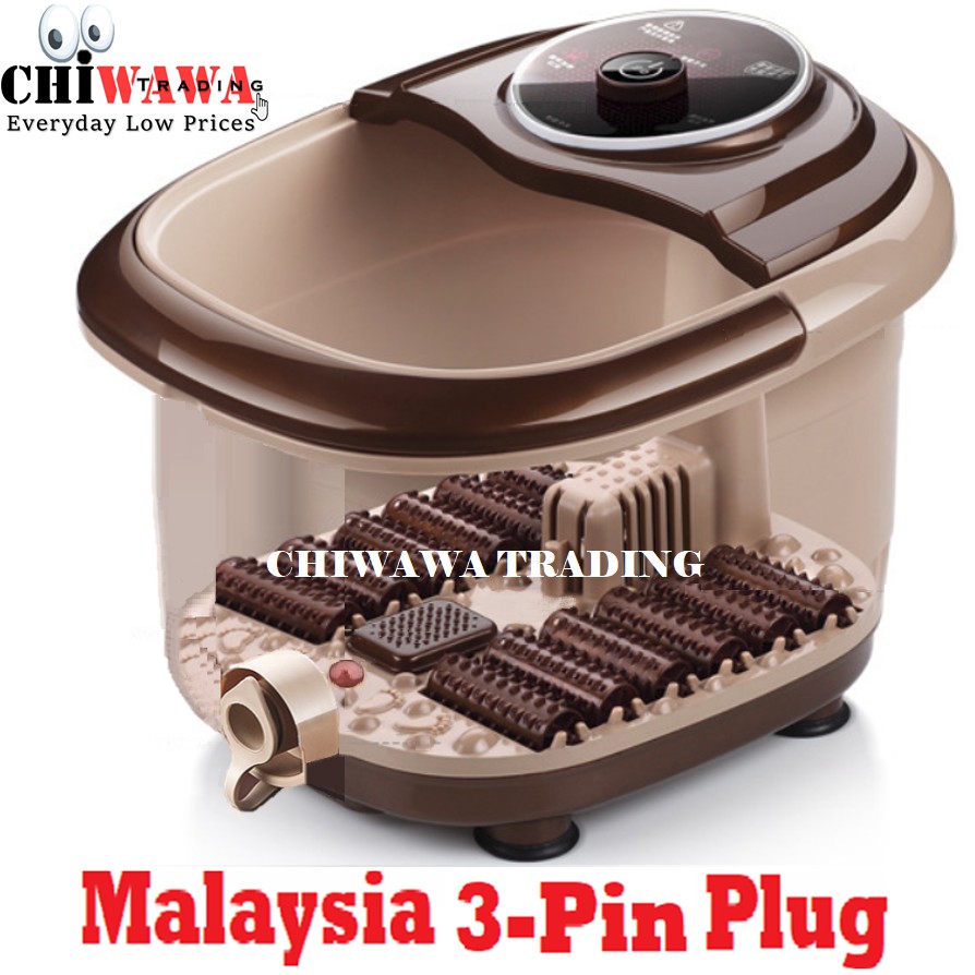 MESIN Urut Tapak kaki Foot Detox Spa Leg Bath Roller Massager Heat ...
