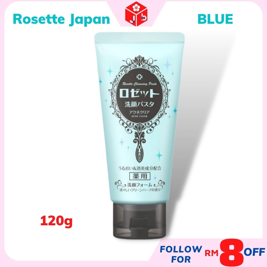 (Made in Japan) Rosette Face Wash Pasta, Acne Clear Care, Blue, 120g ...