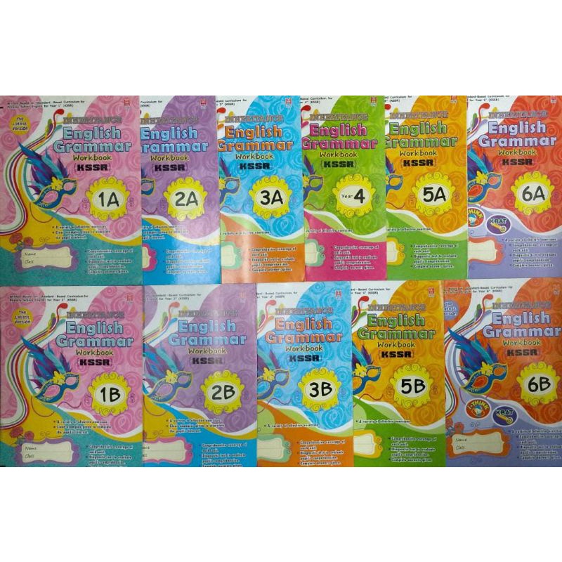 (HENG HUI) INHERITANCE ENGLISH GRAMMAR WORKBOOK KSSR TAHUN 1 - TAHUN 6 ...