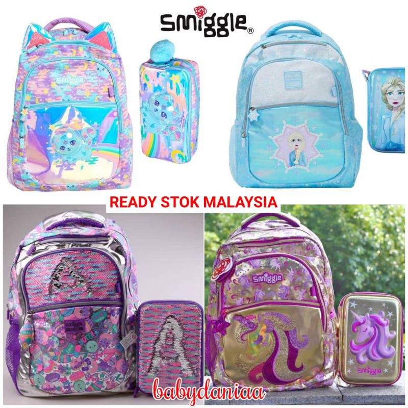 Bag smiggle for primary school Set bag and pencil case smiggle ...