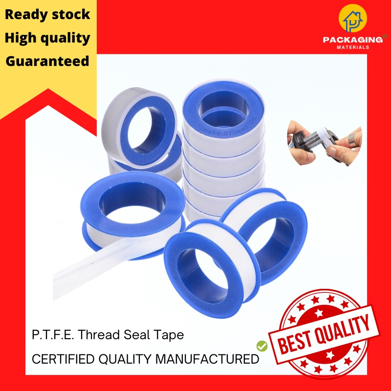 P.T.F.E VIP White Thread Seal Tape 12mm (1pcs) | Shopee Malaysia