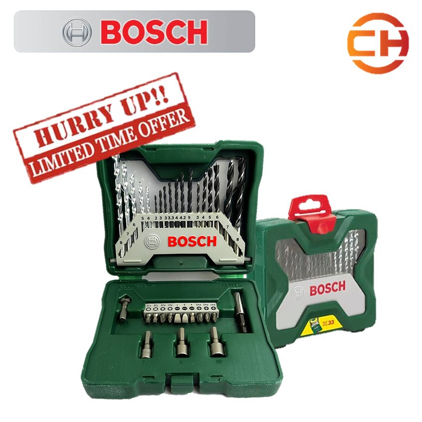 Bosch 33 Piece X Line Drill And Screwdriver Bit Set 100 Original