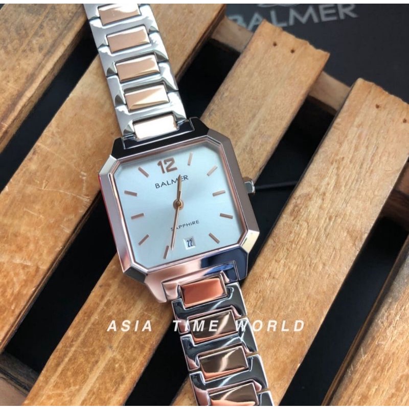 BALMER | 8140L RTT-1 Classic Square Women Watch Two-tone color Silver ...