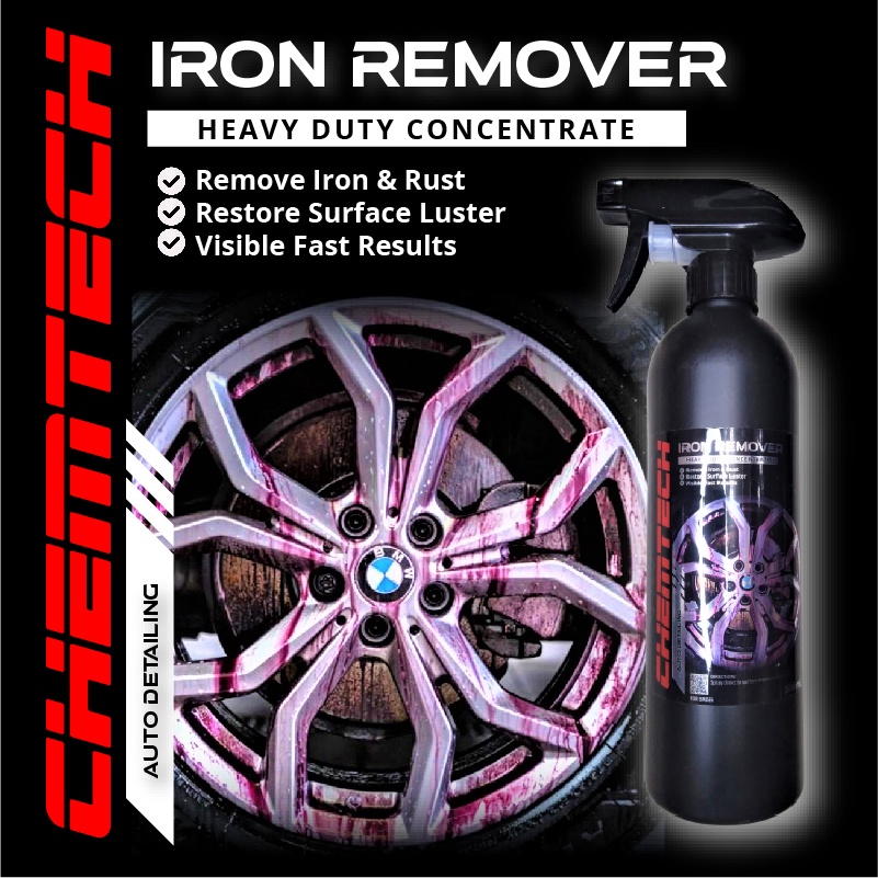 CHEMTECH Iron Remover - Wheel Cleaner, Iron Terminator & Fallout, Rust ...