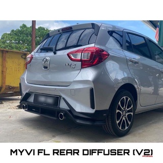 PERODUA MYVI GEN3 FACELIFT REAR DIFFUSER V1,V2 | Shopee Malaysia