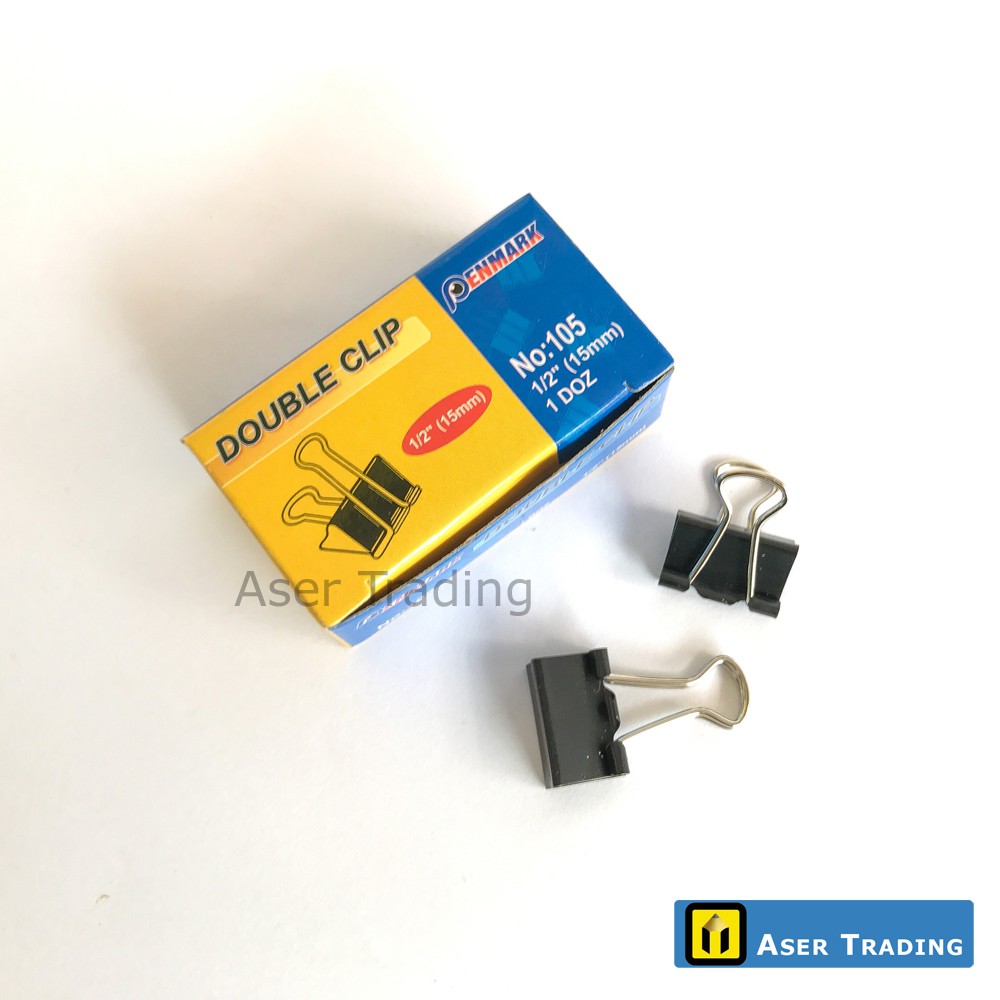 DOUBLE / BINDER CLIP 15MM (1/2") | Shopee Malaysia