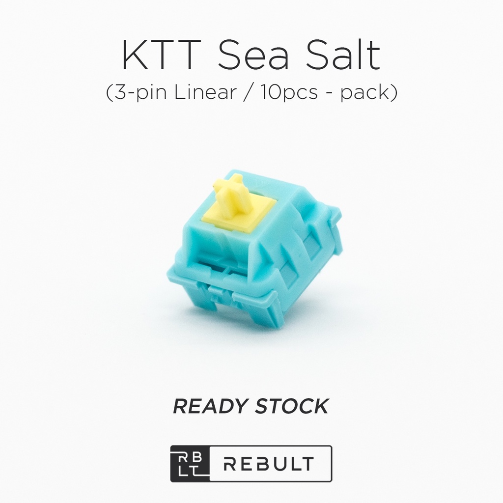 KTT Sea Salt (10-Pack) Mechanical Switch For Mechanical Keyboards ...
