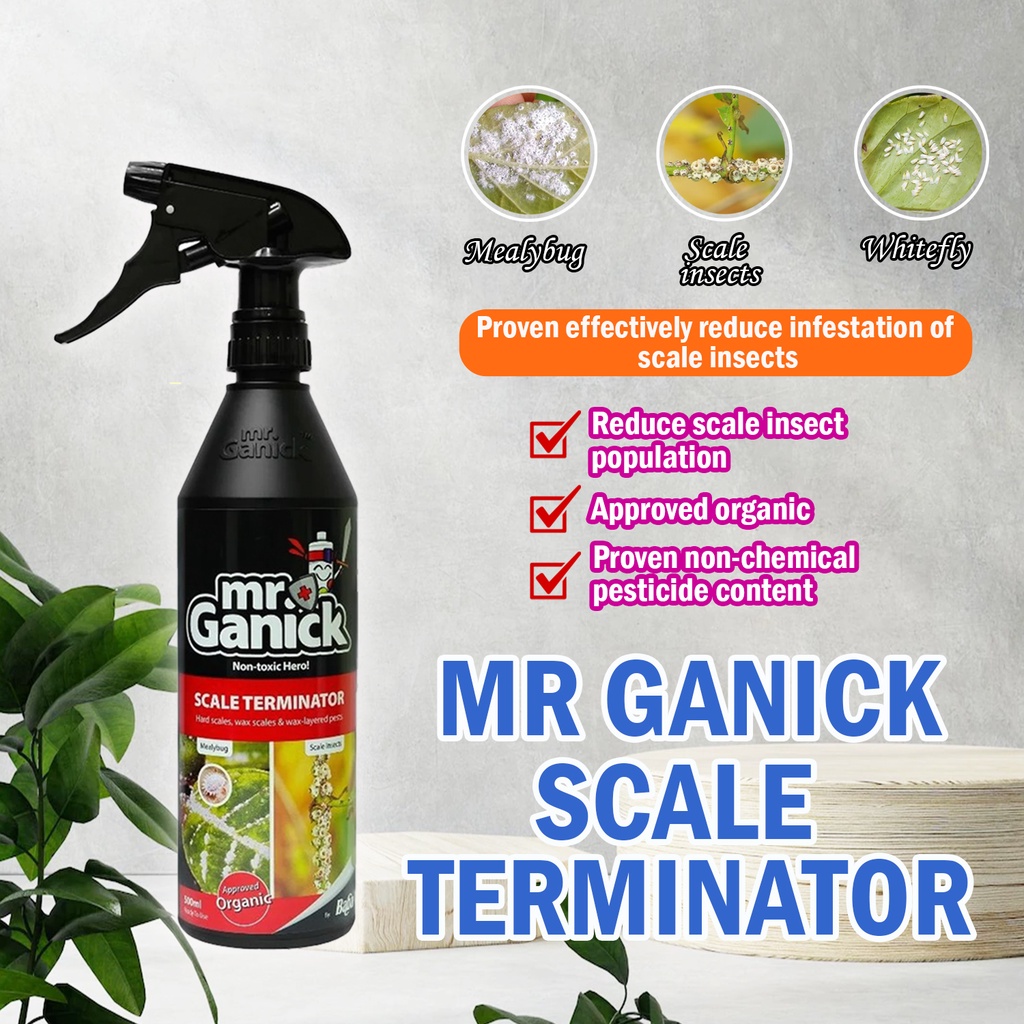 GM4U Baba Mr Ganick Natural Pesticide 500ML Scale Terminator Organic ...