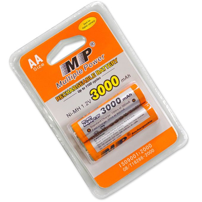 MP AA 3000mAh AAA1250mAh Camera NimH high-capacity Rechargeable ...