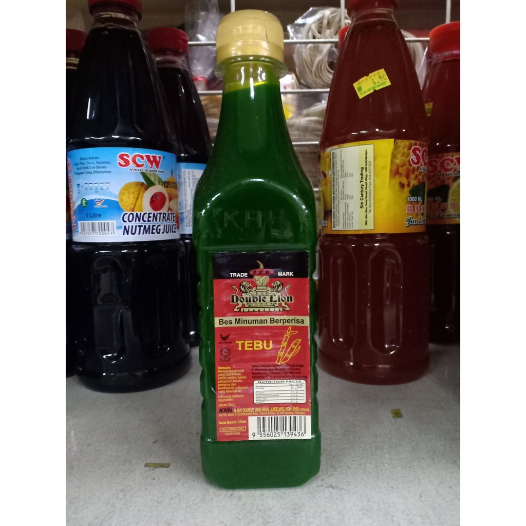 Double Lion Bes Minuman Berperisa Pati Tebu Sugar Cane Syrup 375ml ...