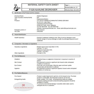 KOYA 20L P529 ALKALINE DEGREASER ENGINE DEGREASER P-529 CAR MOTORCYCLE ...