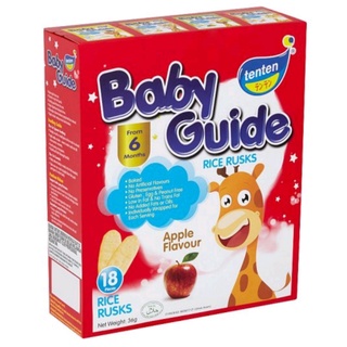 TENTEN Baby Guide Rice Rusks/Biscuit/Cracker Halal Biskut Beras Bayi ...
