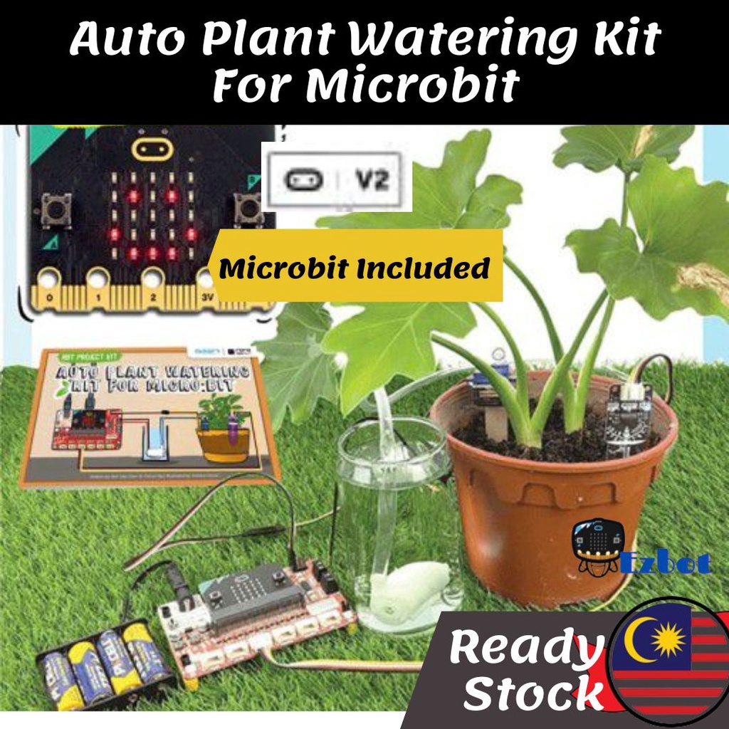 Ready Stock Auto Plant Watering Kit for micro:bit Siraman Automatik ...