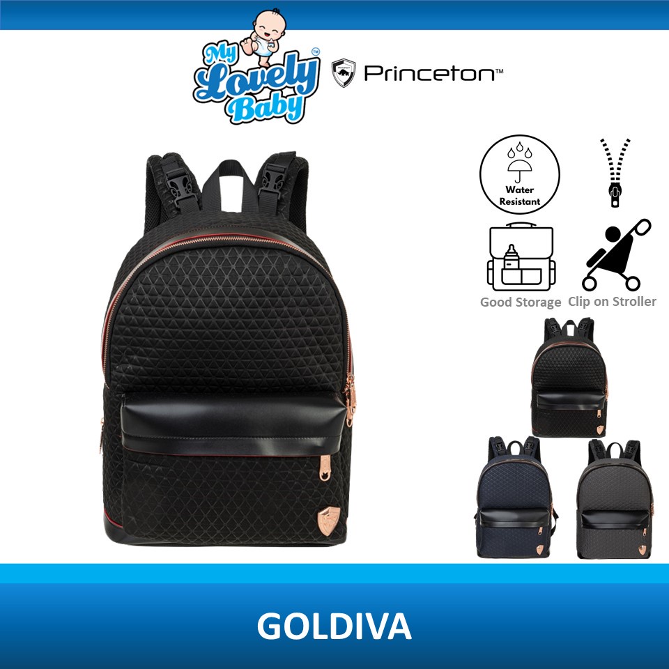 Princeton Goldiva Series Baby Diaper Bag | Shopee Malaysia