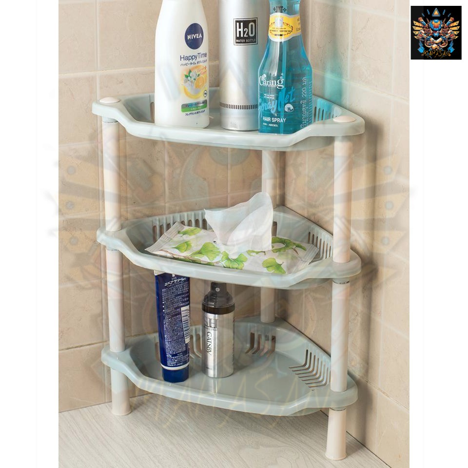 RAK BILIK MANDI,RAK BILIK GTIDUR,RAK BUCU DINDING,3 Tier Bathroom ...