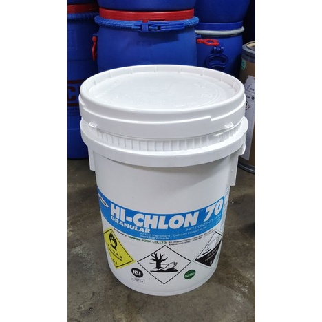 tong air, baldi bertutup, tong plastik putih, 50 liter | Shopee Malaysia