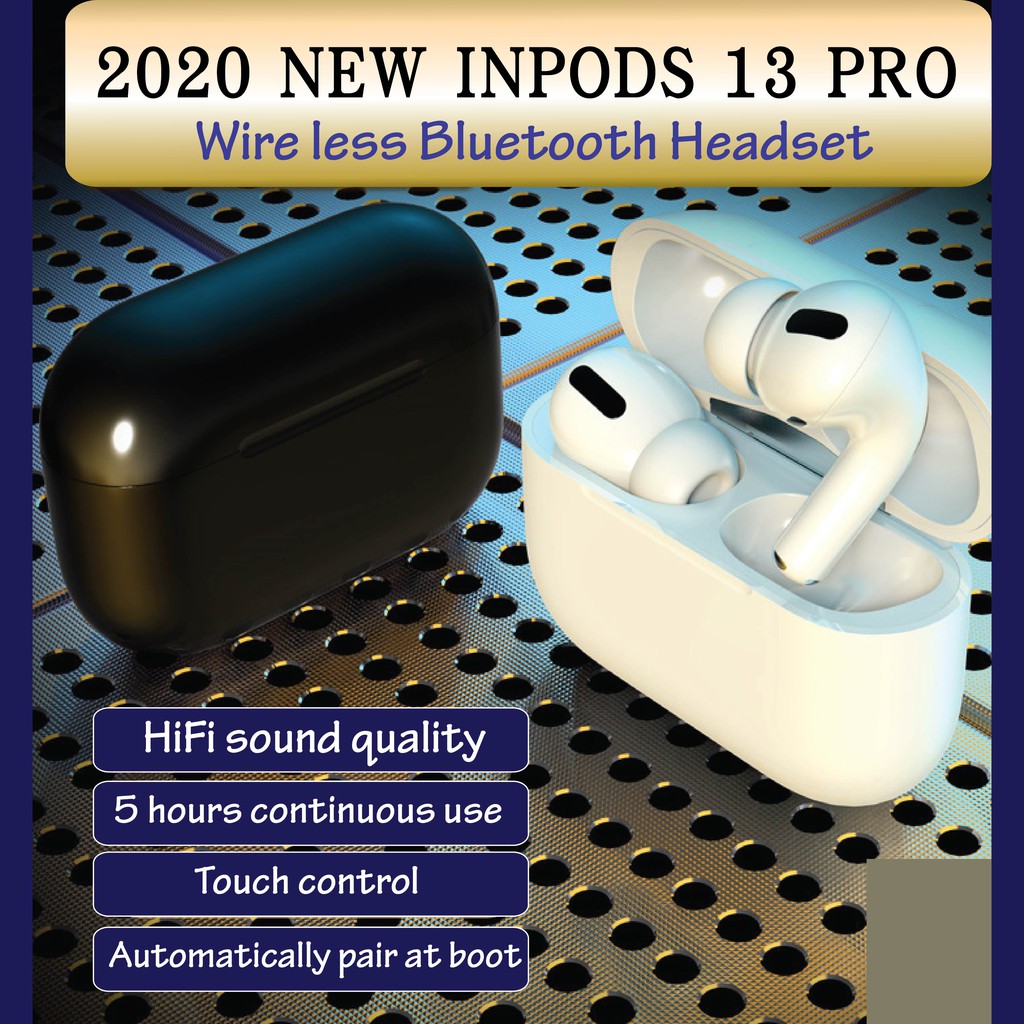 Inpods 13 Pro Macaron i13 Bluetooth Earphone 5.0 TWS Wireless ...