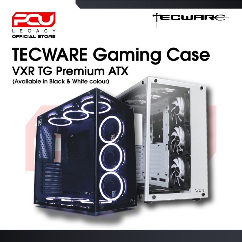 TECWARE VXR TG PREMIUM ATX GAMING CASE | Shopee Malaysia