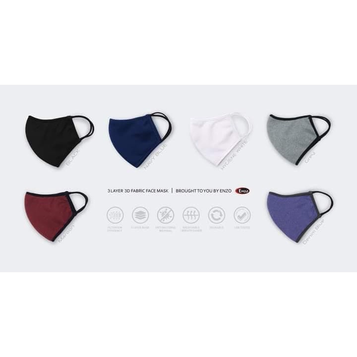 FACEMASK ENZO (BENDERA KELANTAN) FABRIC MASK 10PCS/SET OFFER ADULT ...