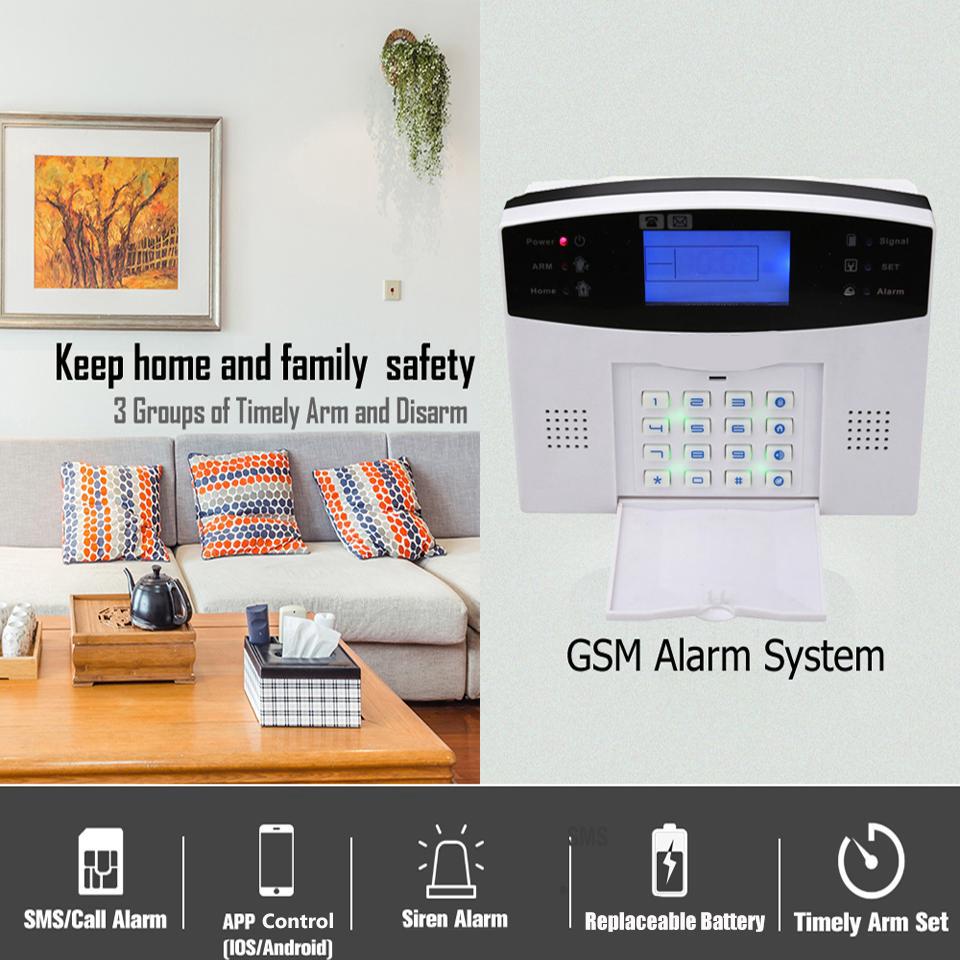 DAYTECH GSM Alarm System Wireless Security Relay System Control GSM02 ...