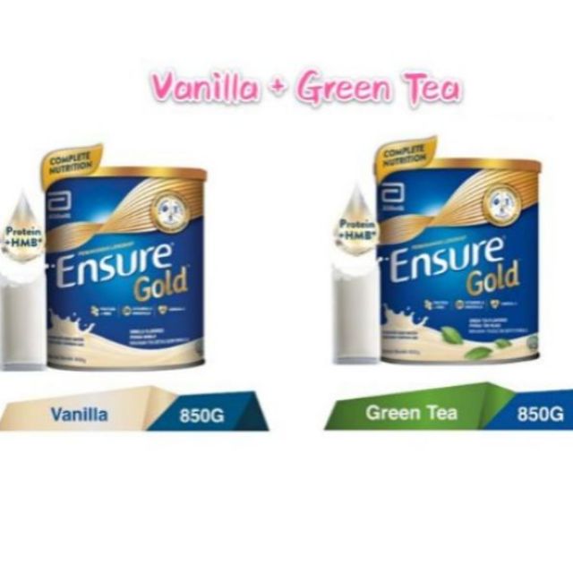Ensure Gold - Vanilla / Green Tea / Coffee 850g | Shopee Malaysia