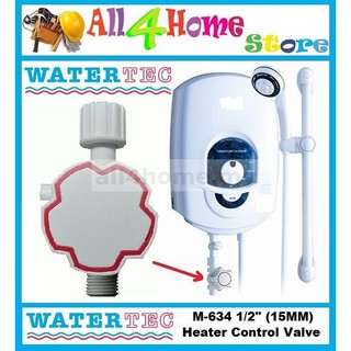 WATERTEC 15mm Heater Stopcock Stop Valve Control Valve ( Monaco White ...