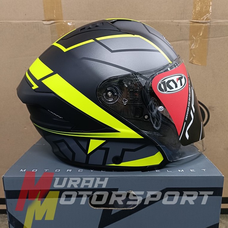 Kyt Helmet Nfj Motion Matt Yellow Special Edition 100% Original ...