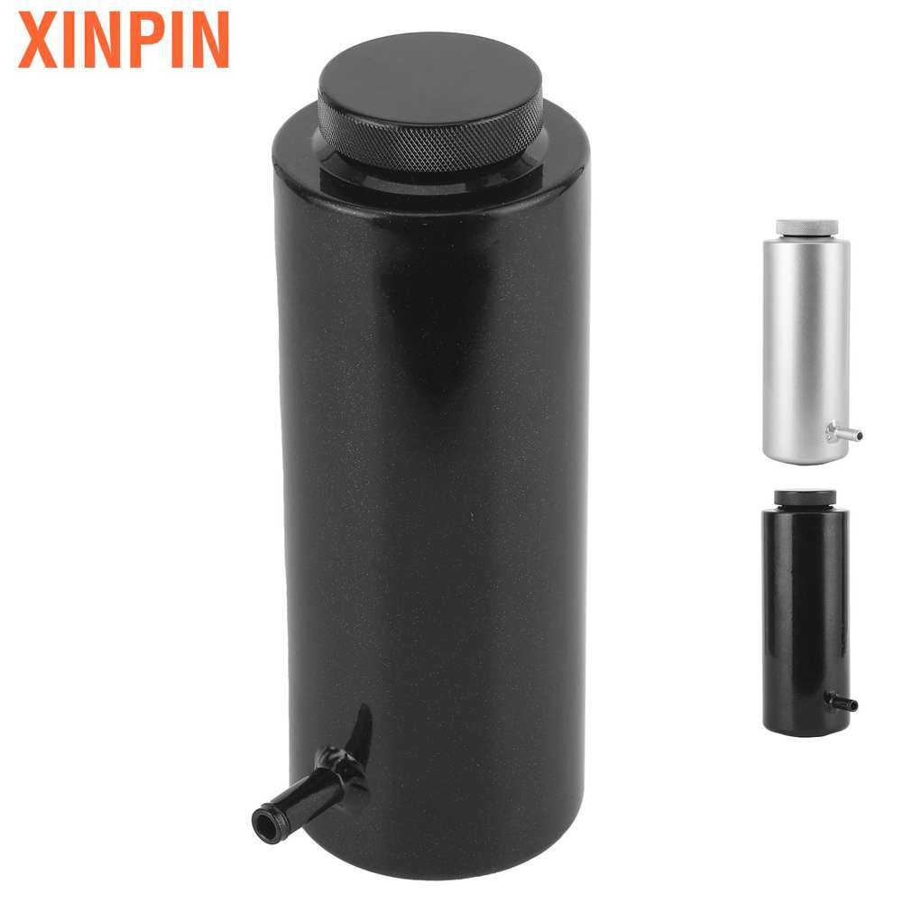 Xinpin 3x7.5in Radiator Coolant Oil Catch Can Overflow Tank Bottle ...