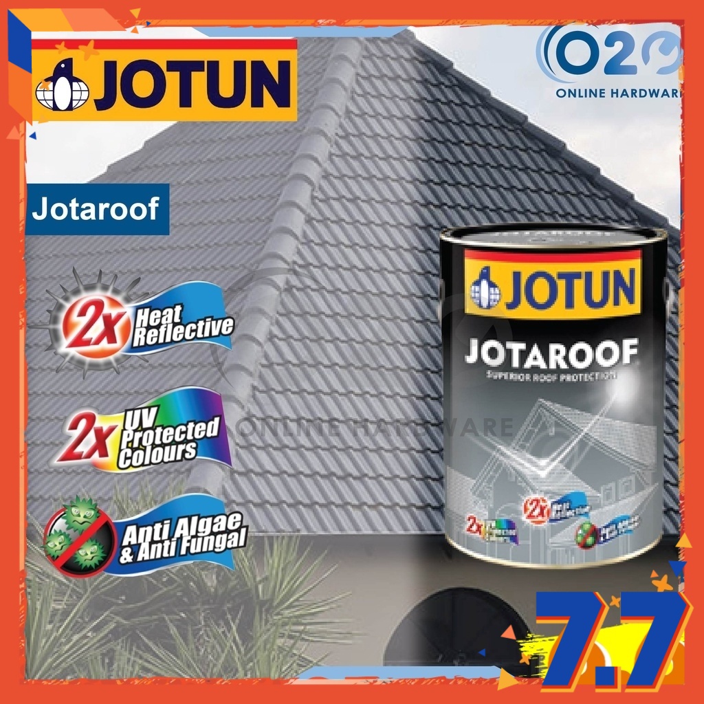Jotun Jotaroof Superior Roof Protection Roof Paint Cat Bumbung (2X UV Protected) (15L) | Shopee ...