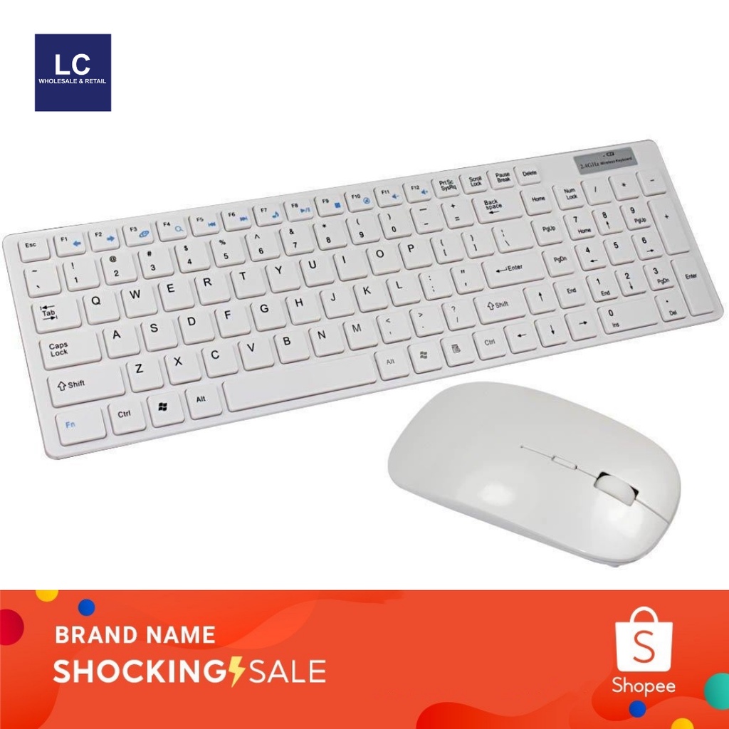 K-06 Wireless Keyboard & Mouse 2.4 GHz Set | Shopee Malaysia