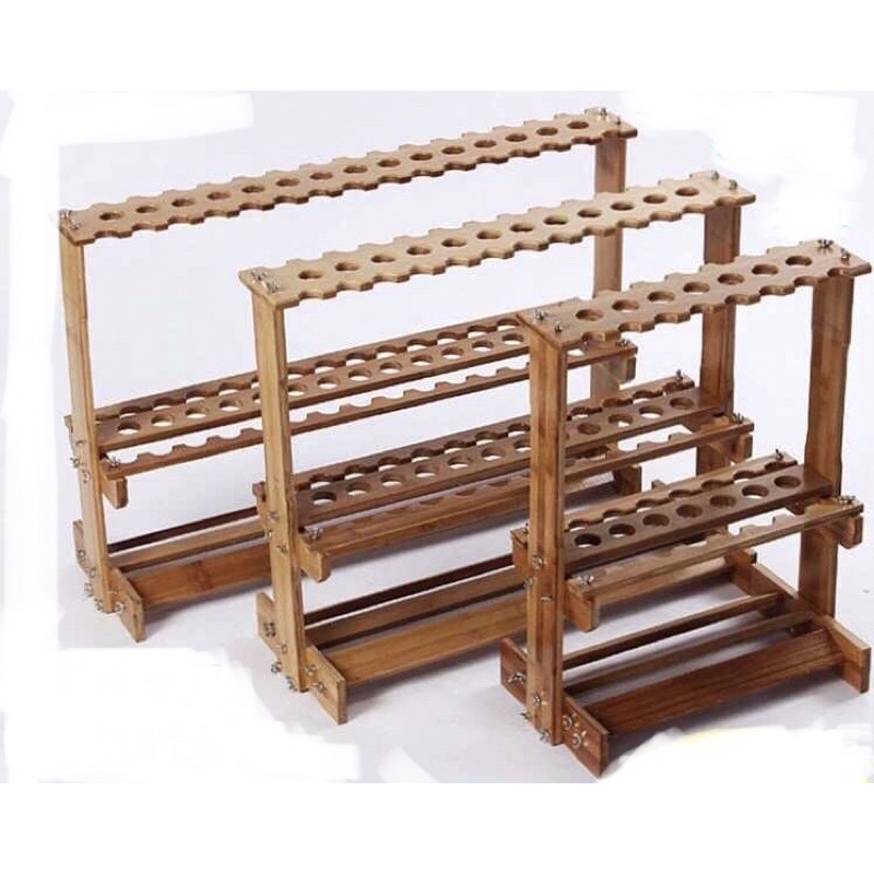 Quality Fishing Rod Rack Wood Material 23 Lubang Rak Pancing, Rak Joran ...