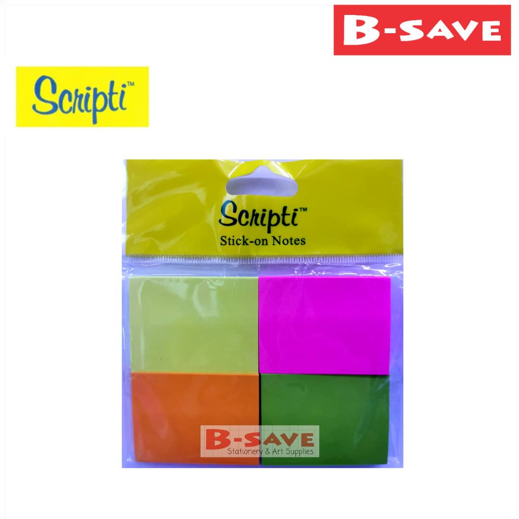 Scripti Stick Notes 15263 Sticker Penanda Index | Shopee Malaysia