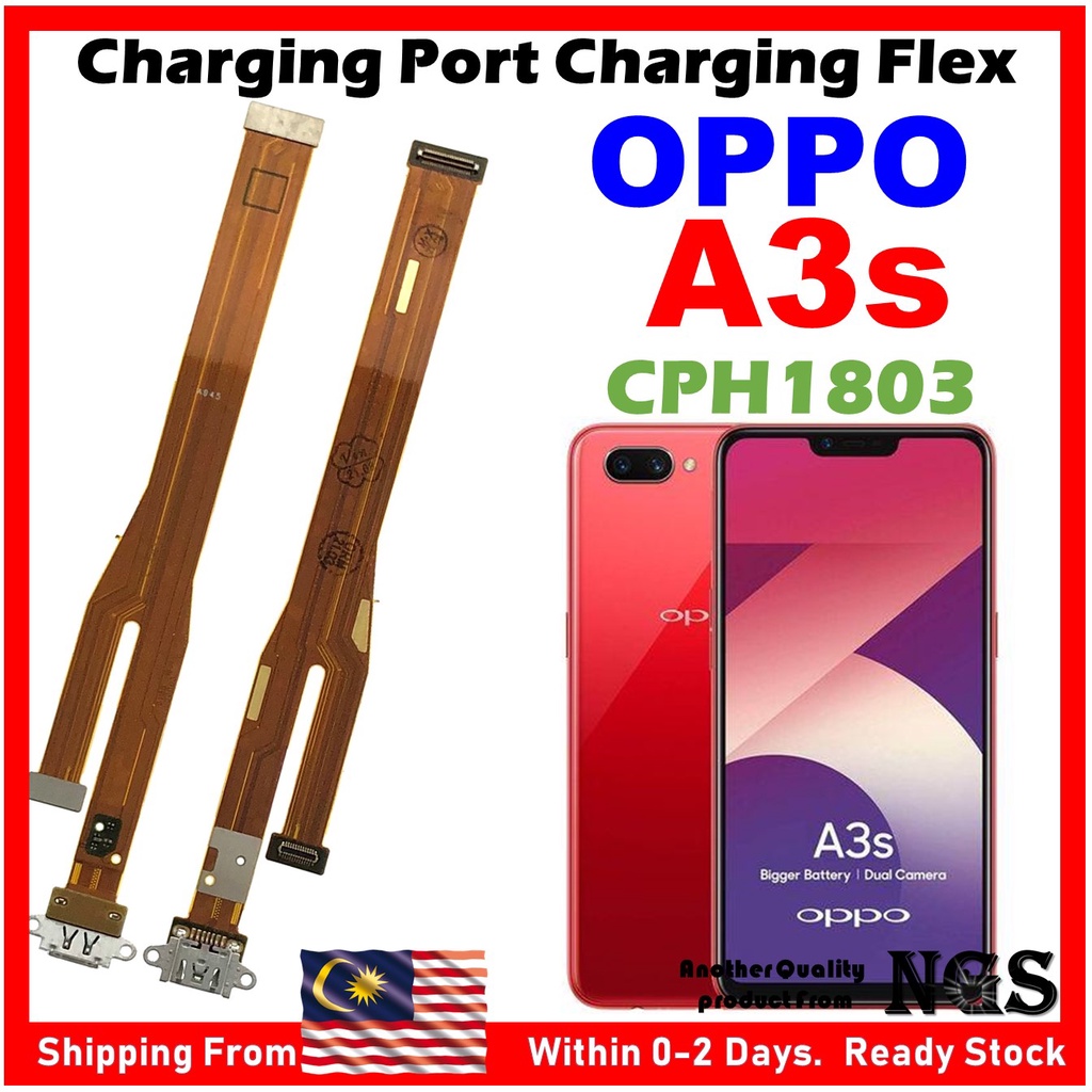 ORl NGS Brand Charging Port Charging Ribbon Compatible For OPPO A3s ...