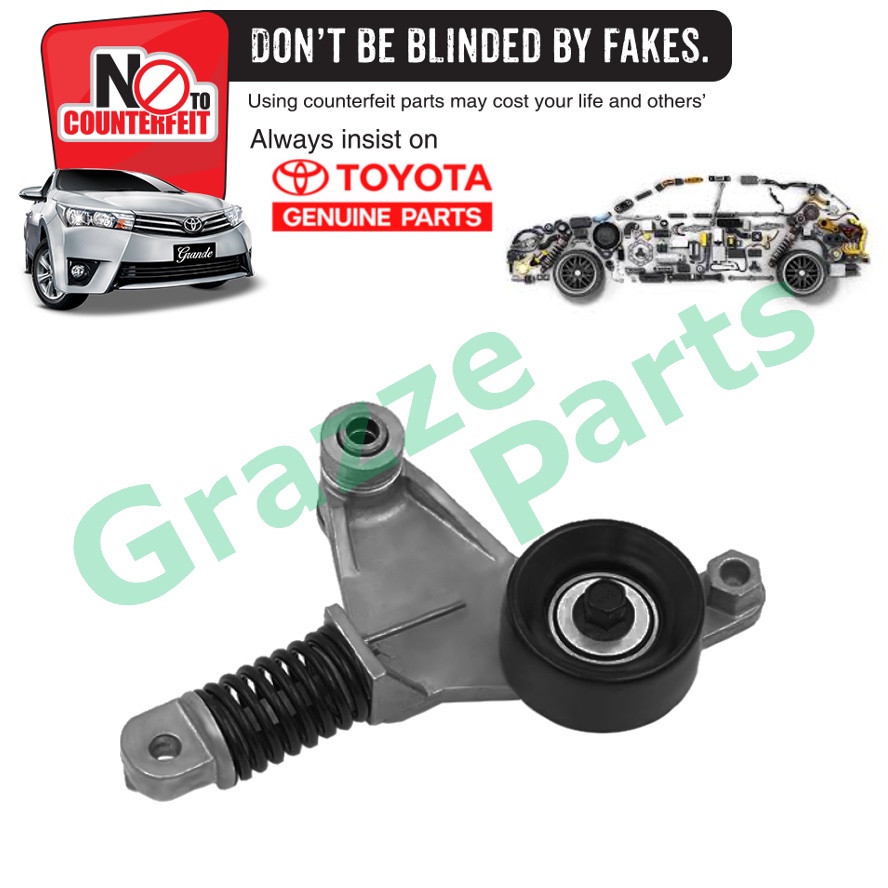Toyota Original Fan Belt Tensioner Bearing Pulley 16620-0H021 for ...