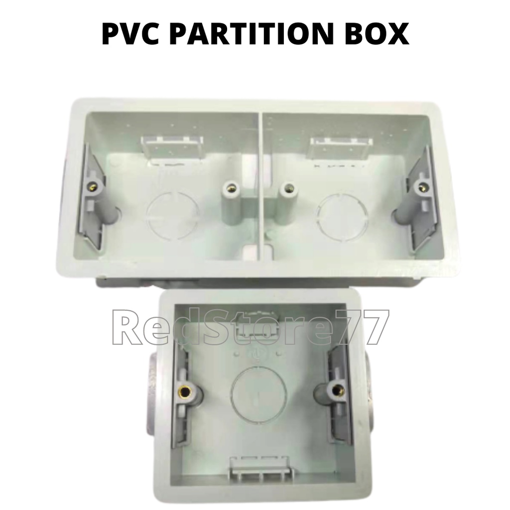 PVC PARTITION BOX 3" X 3 /3" X 7" / PARTITION BASE | Shopee Malaysia