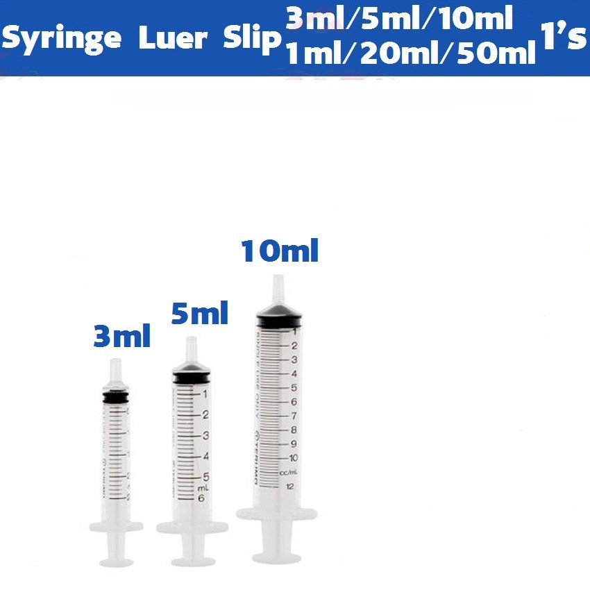 TERUMO SYRINGE LUER SLIP (3ml/5ml/10ml) | Shopee Malaysia
