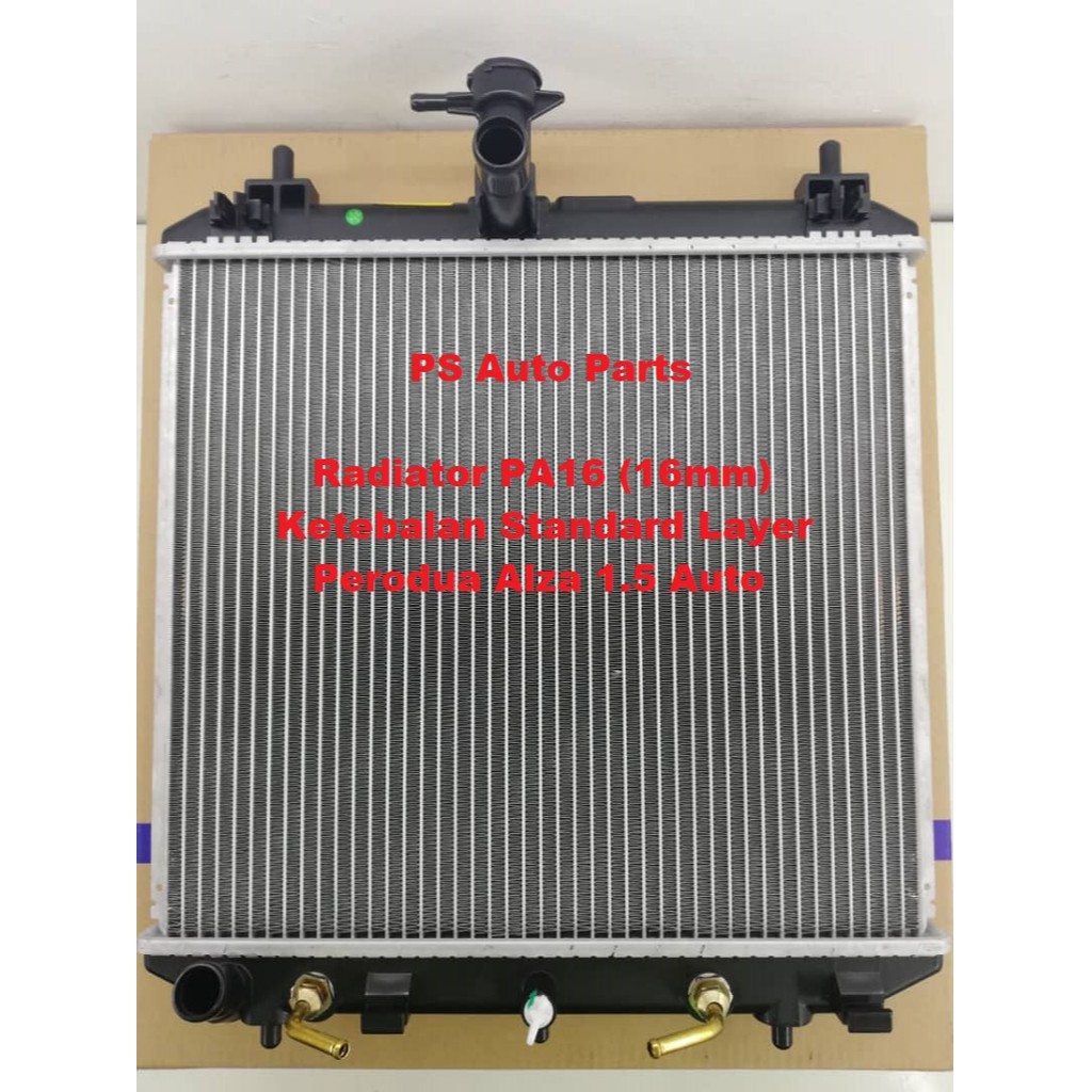 Radiator Perodua Alza 1.5 Auto Tangki Air Kereta Ketebalan PA16 ...