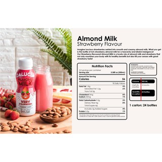 Almond Milk 300ml Susu Badam RTD Bottle - Dalucia | Shopee Malaysia