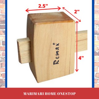 2" X 4" REMAX Wood Wooden Mallet Hammer / Tukul Kayu | Shopee Malaysia