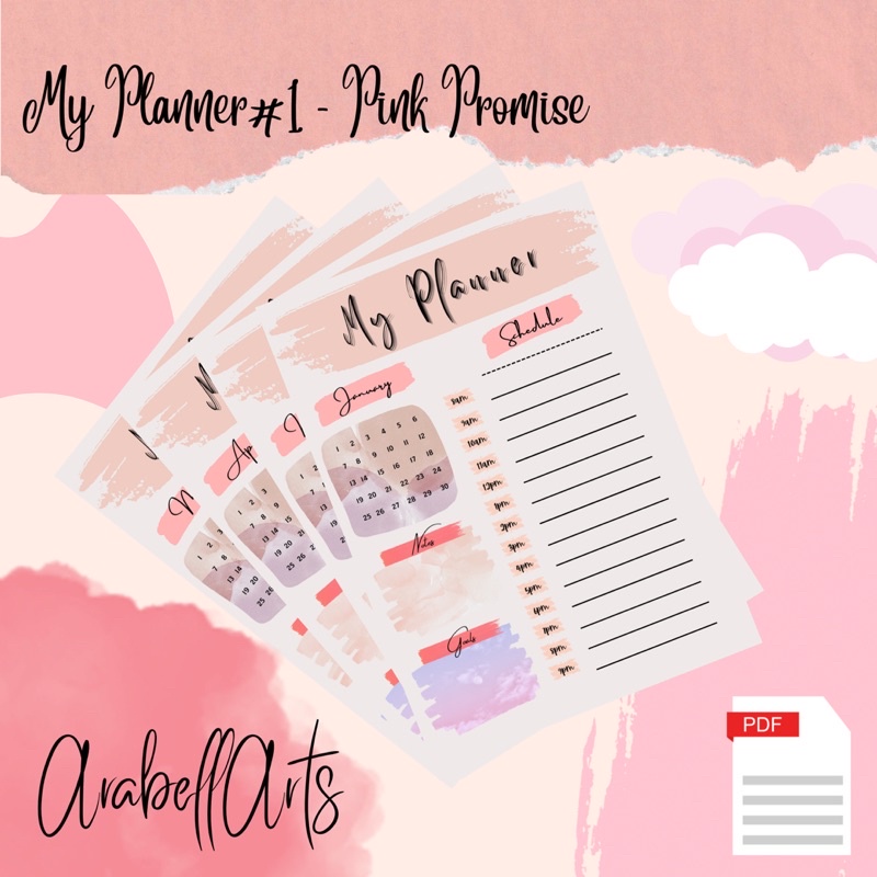 My Planner #Pink Promise (Daily Planner) | Shopee Malaysia