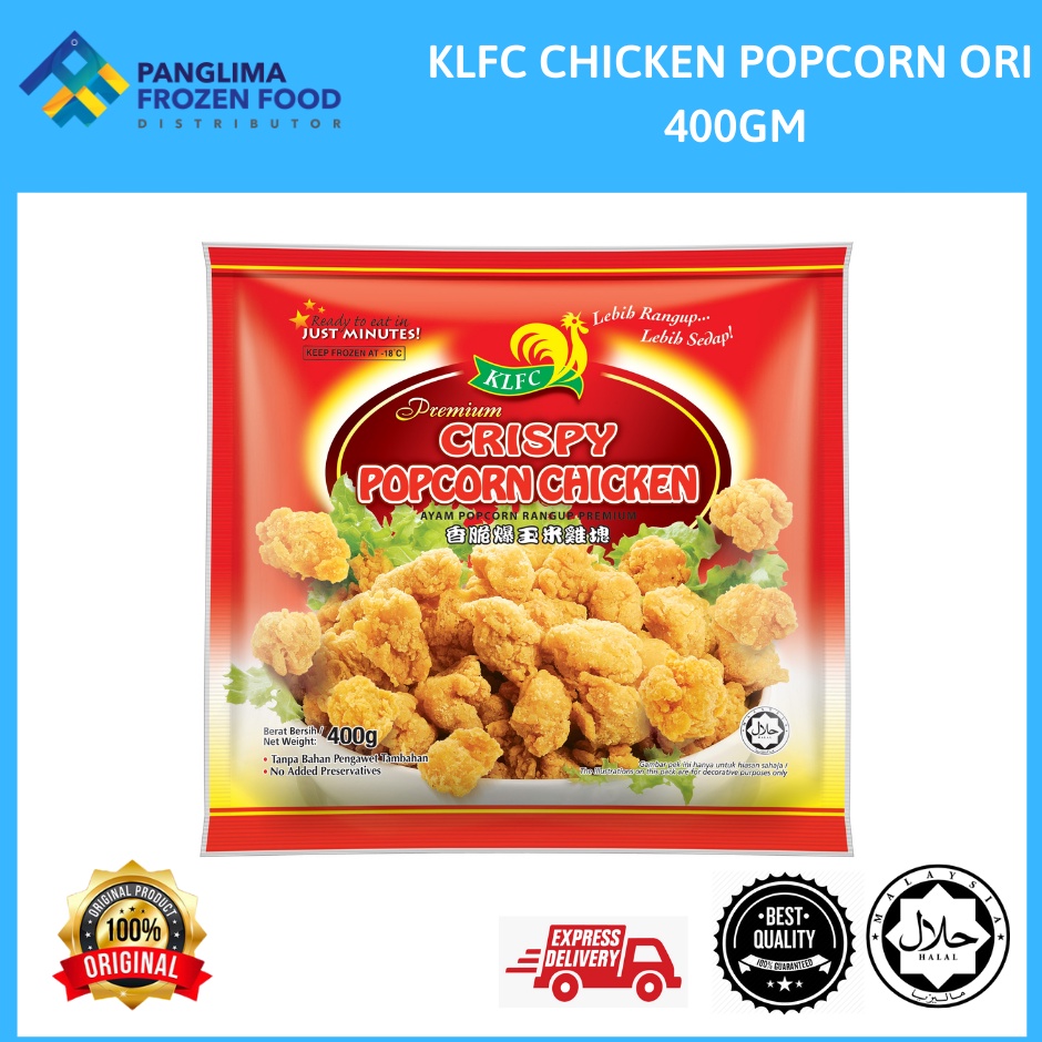 KLFC CHICKEN POPCORN ORI 400GM [KLANG VALLEY ONLY] | Shopee Malaysia